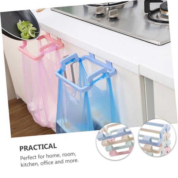 Amazon | Kitchen | Nwot Pc Trash Bag Holder Shelf Hooks Trash Bag Onto ...